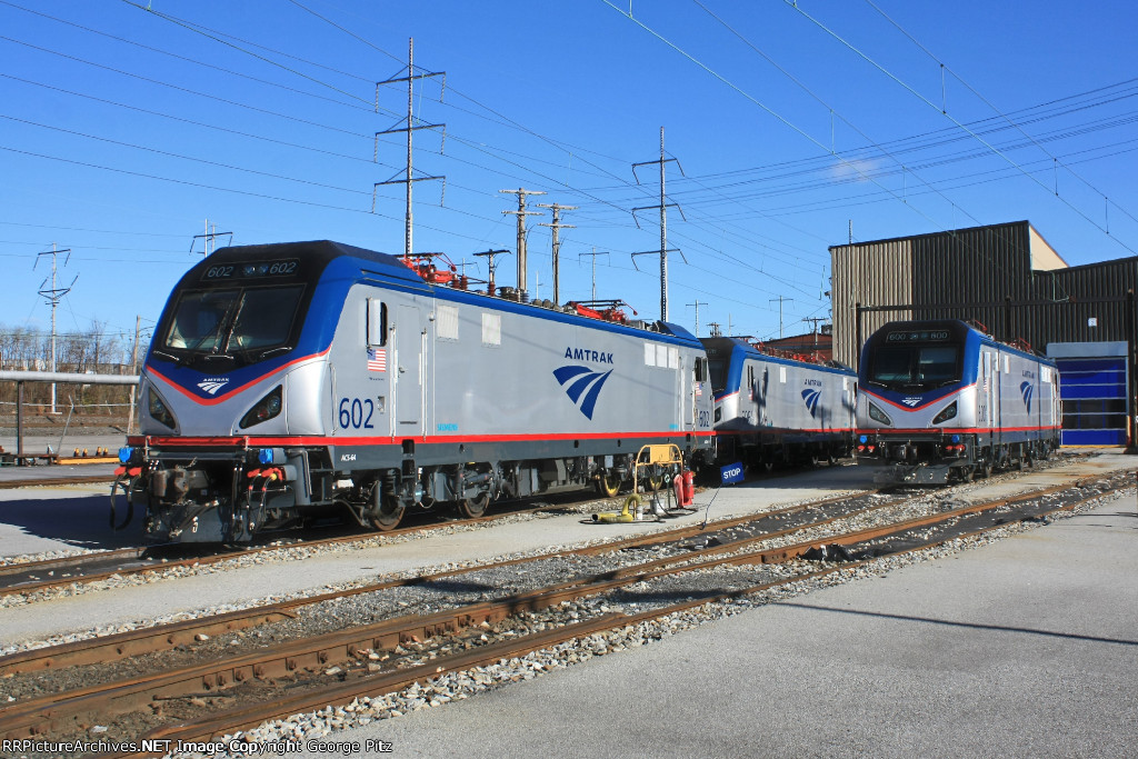 Amtrak ACS-64's 600, 602 and 606